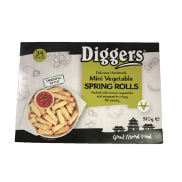 Diggers Mini Vegetable Spring Rolls (10x510g) | Henderson Foodservice ...