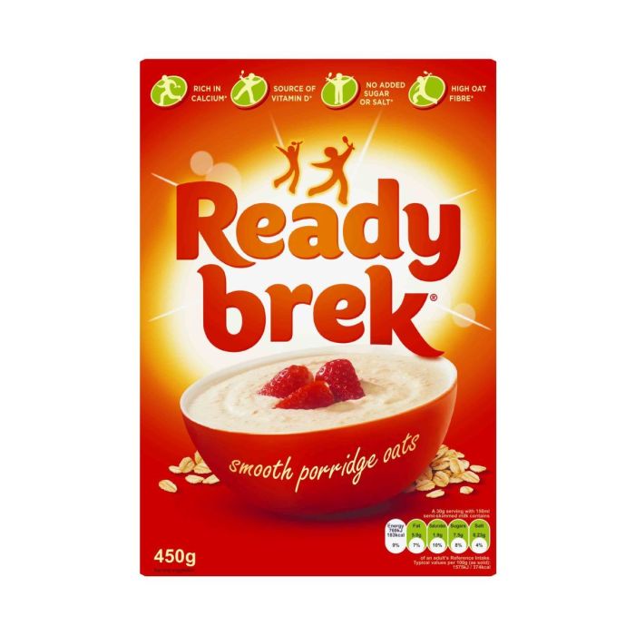 Ready Brek Smooth Porridge Oats Box (6x450g) | Henderson Foodservice ...